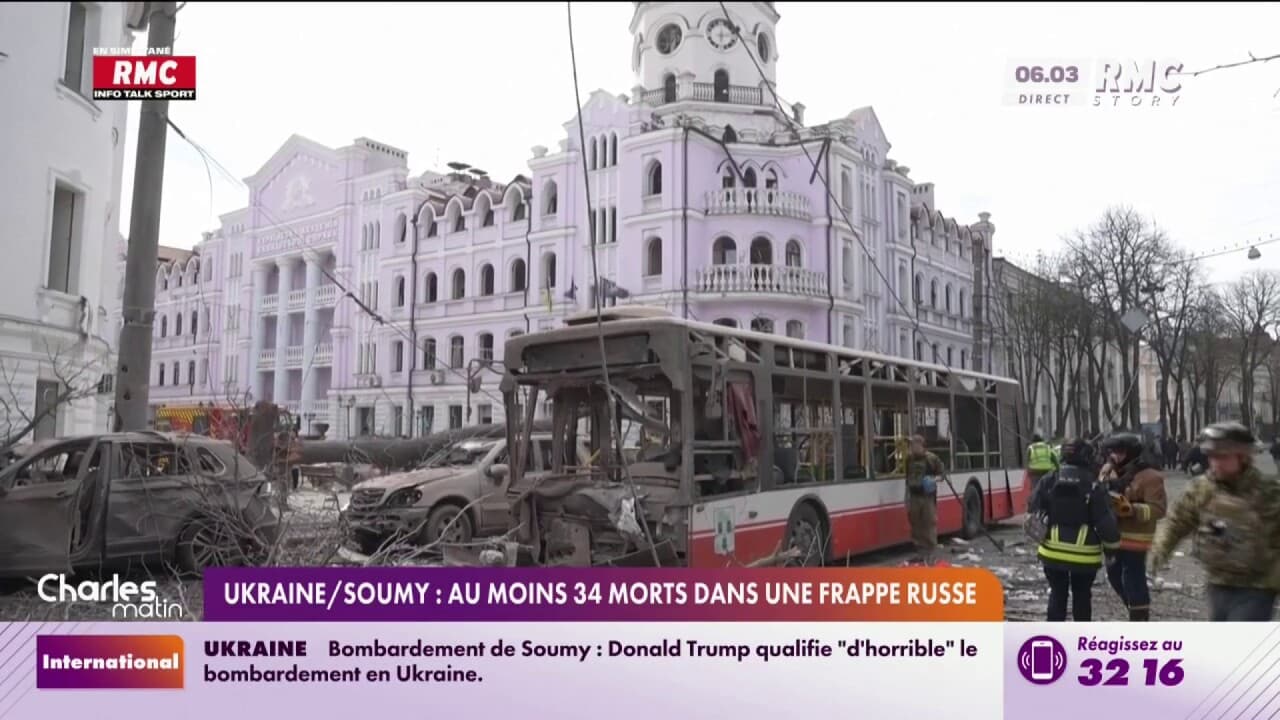 Ukraine: au moins 34 morts, dont deux enfants, dans une frappe russe