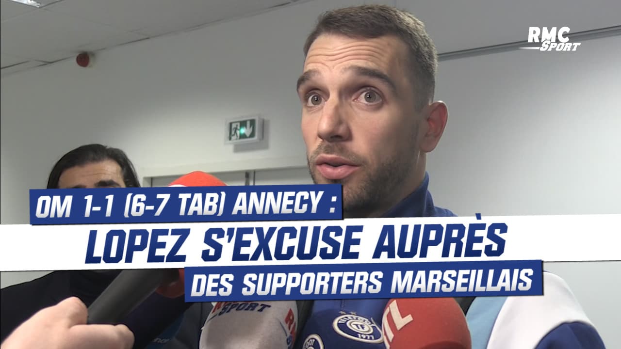 OM 2-2 (6-7 tab) Annecy : Pau Lopez présente ses excuses aux supporters ...