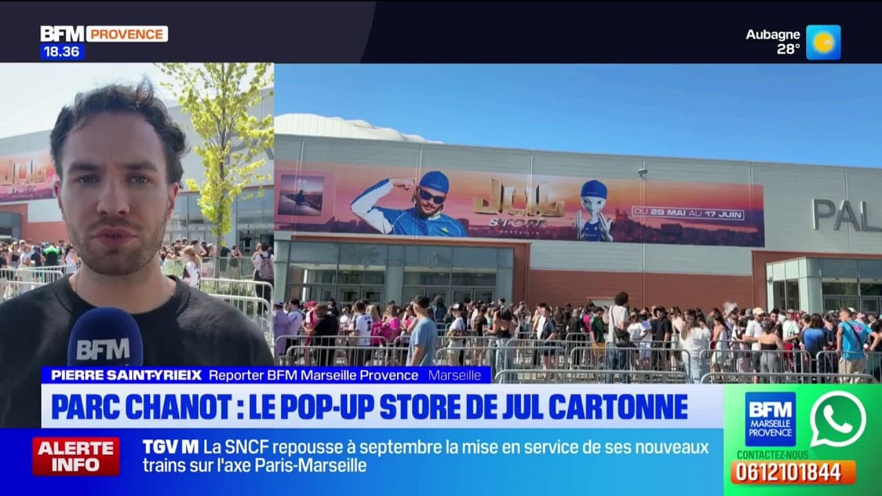 Parc Chanot : le pop-up store de Jul cartonne