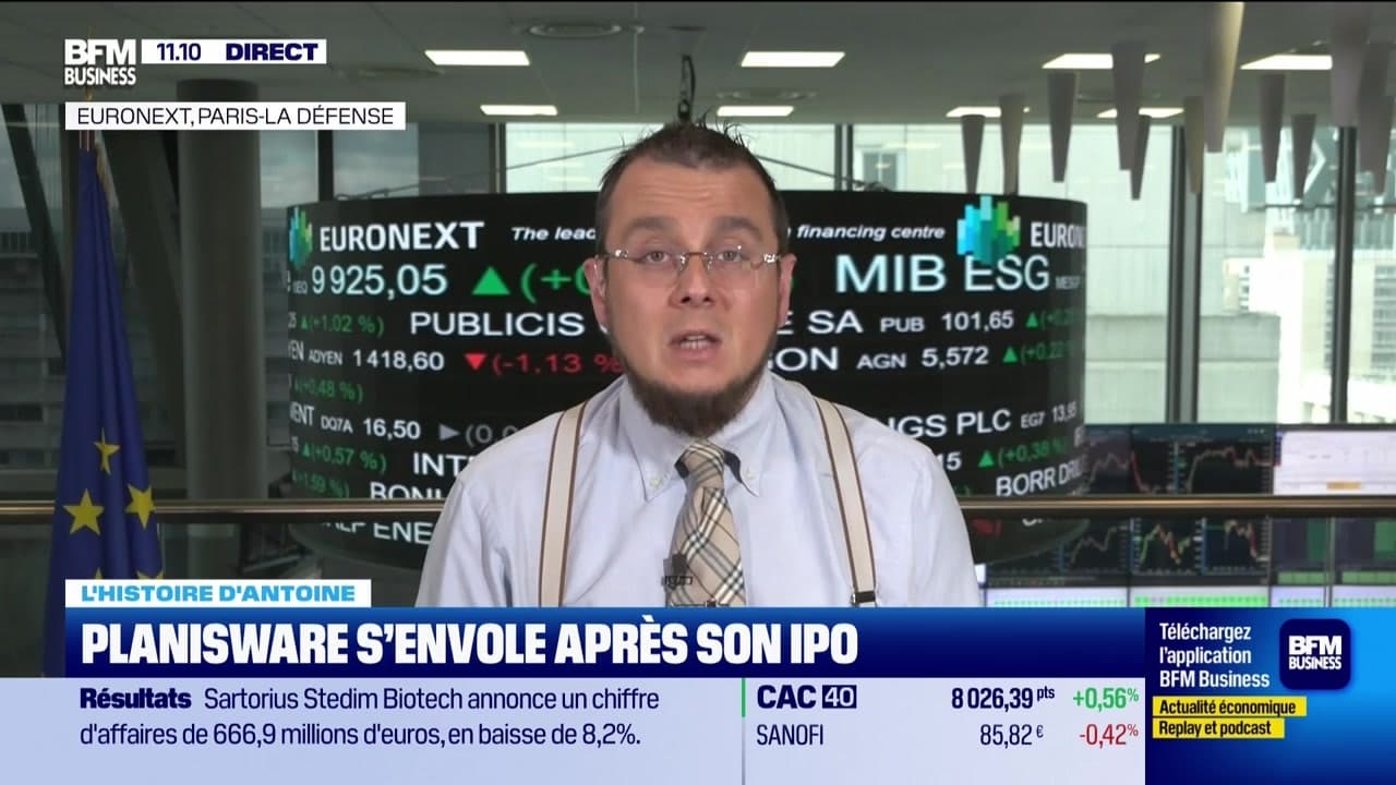 L'histoire financière : Planisware s'envole après son IPO - 18/04