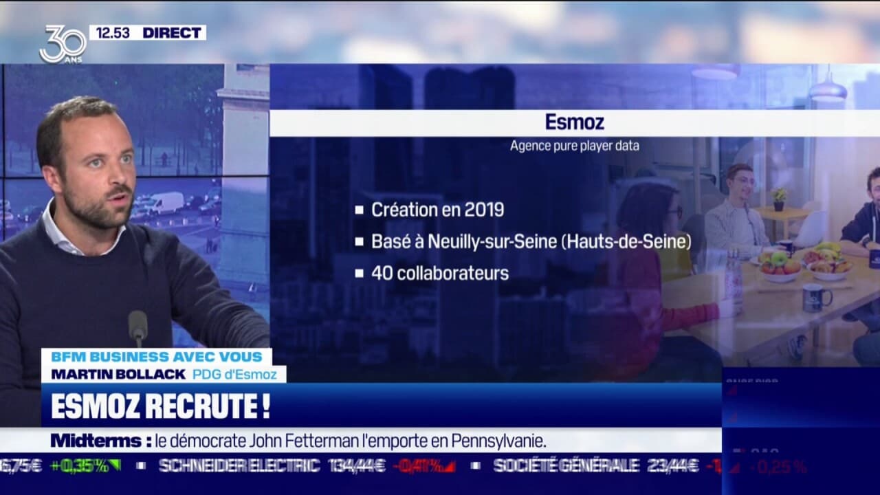 ESMOZ, agence de pure player data, recrute à Neuilly