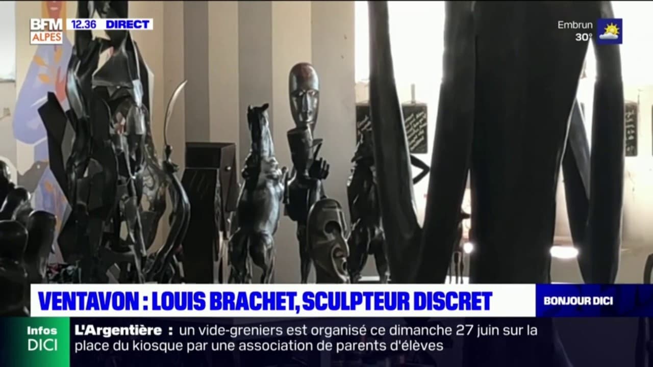 Ventavon: dans l'atelier du sculpteur Louis Brachet