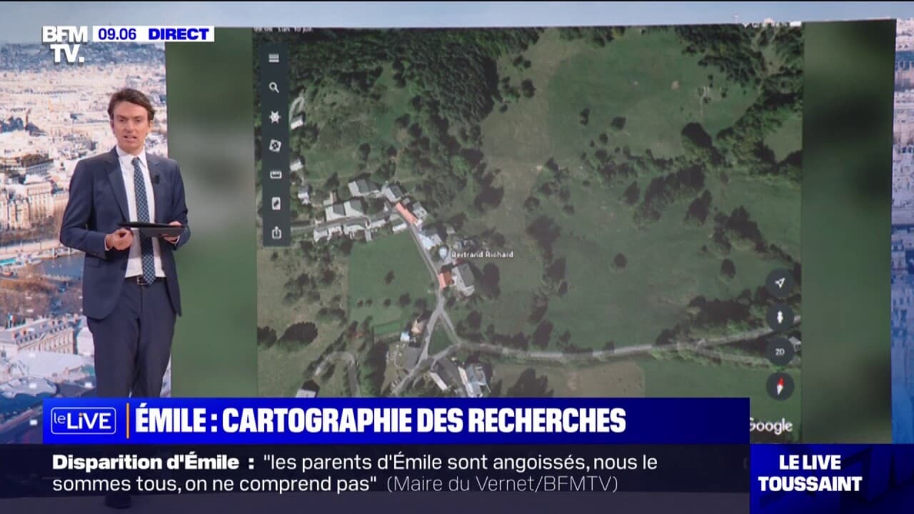 Disparition d'Émile: à quoi ressemble la zone de recherche