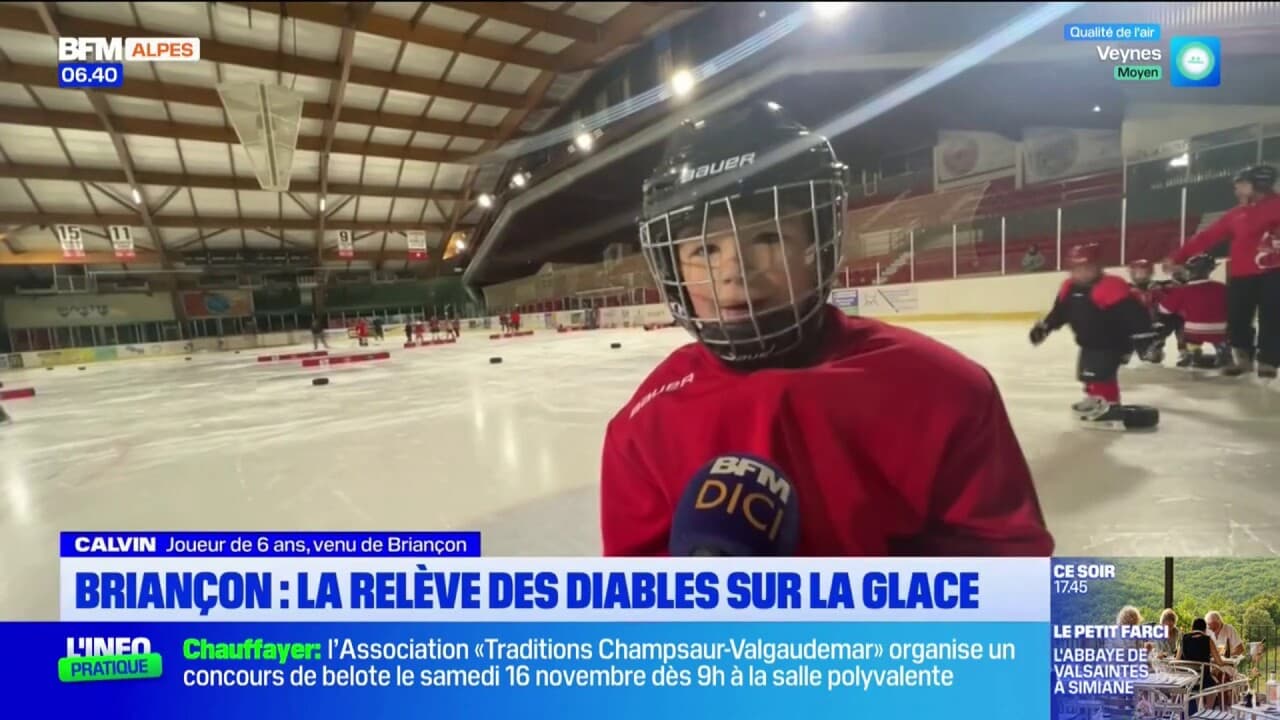 Briançon: la relève des diables sur la glace