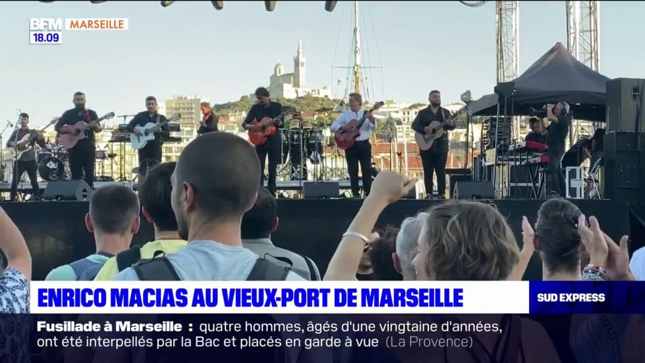 "C'est vraiment bien": un concert d'Enrico Macias organisé sur le Vieux-Port à Marseille