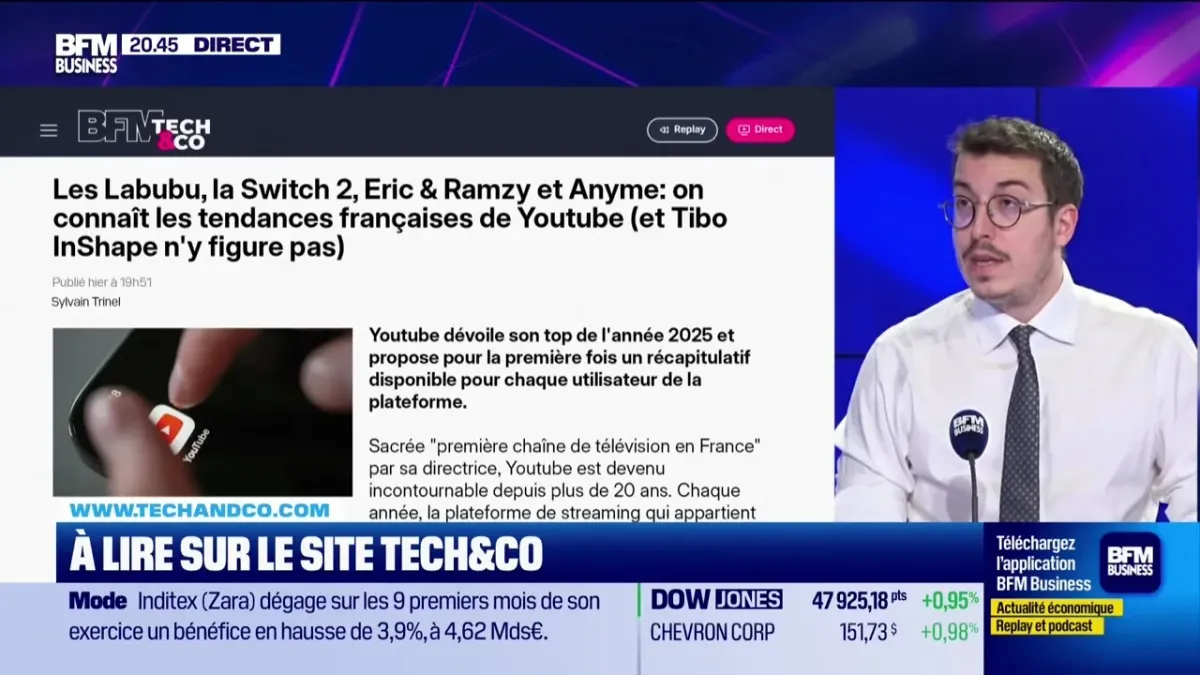 À lire sur le site Tech&Co : Les Labubu, la Switch 2, Eric & Ramzy et ...