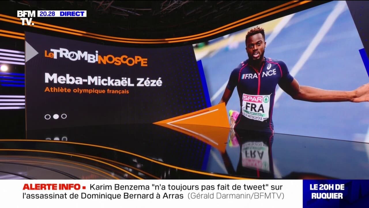 LE TROMBINOSCOPE - Meba-Mickaël Zézé, sprinter et vigile d'un jour