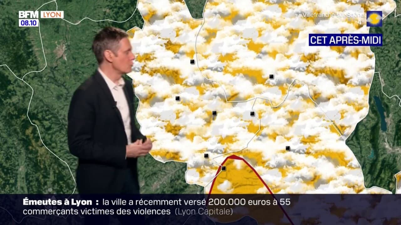 Météo Rhône: un ciel partagé entre nuages et éclaircies, 6°C attendus à ...