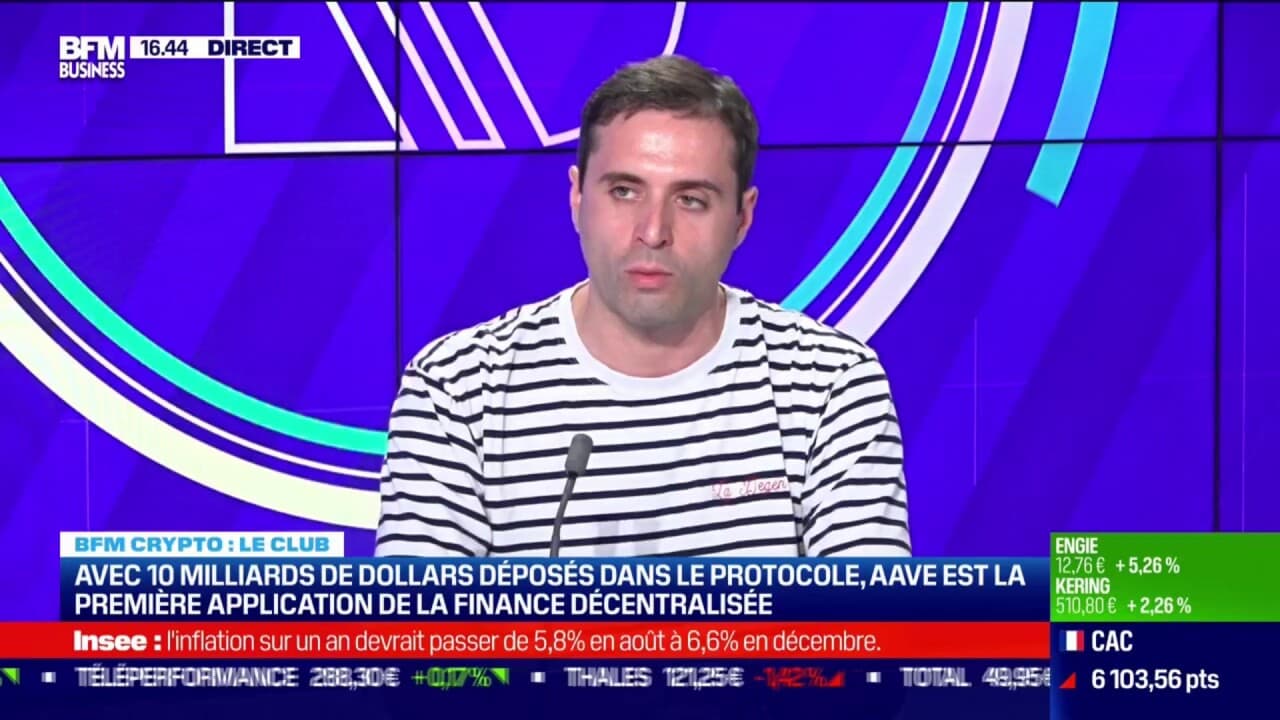Avec 10 Mds de dollars déposés dans le protocole, Aave est la première application de la DeFi