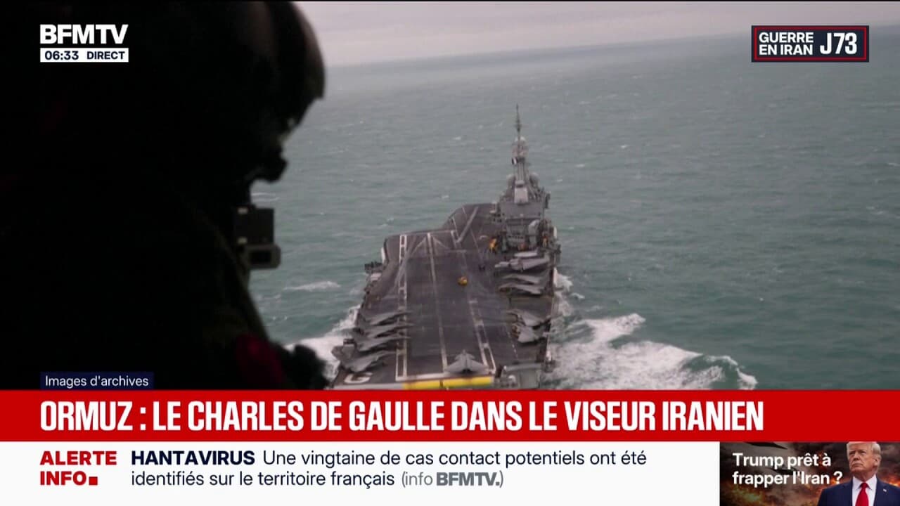 Détroit d'Ormuz: la progression du Charles de Gaulle surveillée par l ...