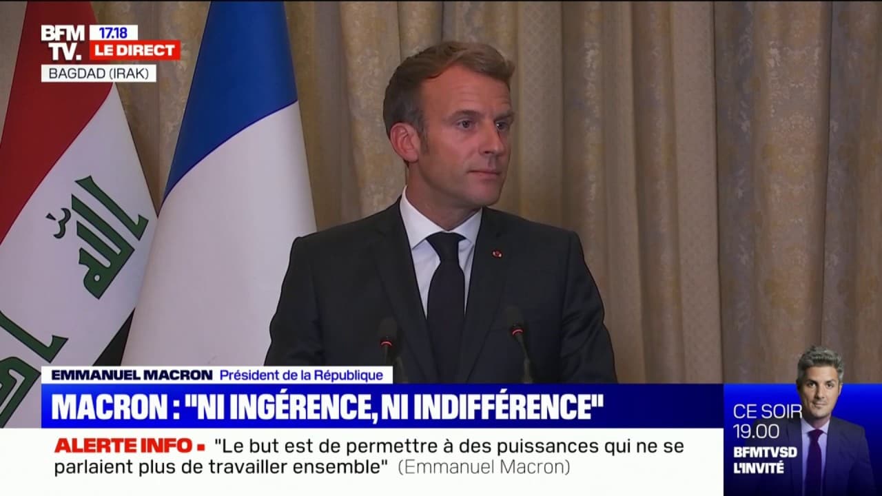 "Ni ingérence, ni indifférence": Emmanuel Macron justifie la conférence ...