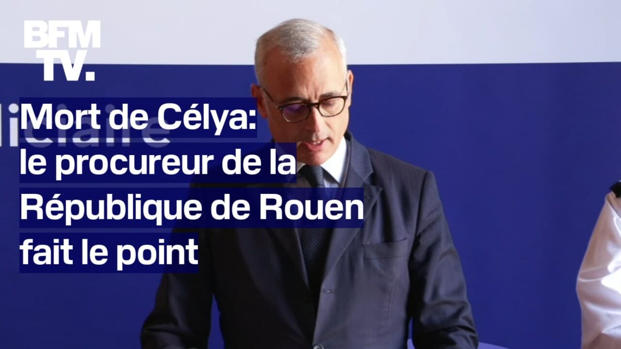 Mort de Célya: la prise de parole du procureur de la République de ...