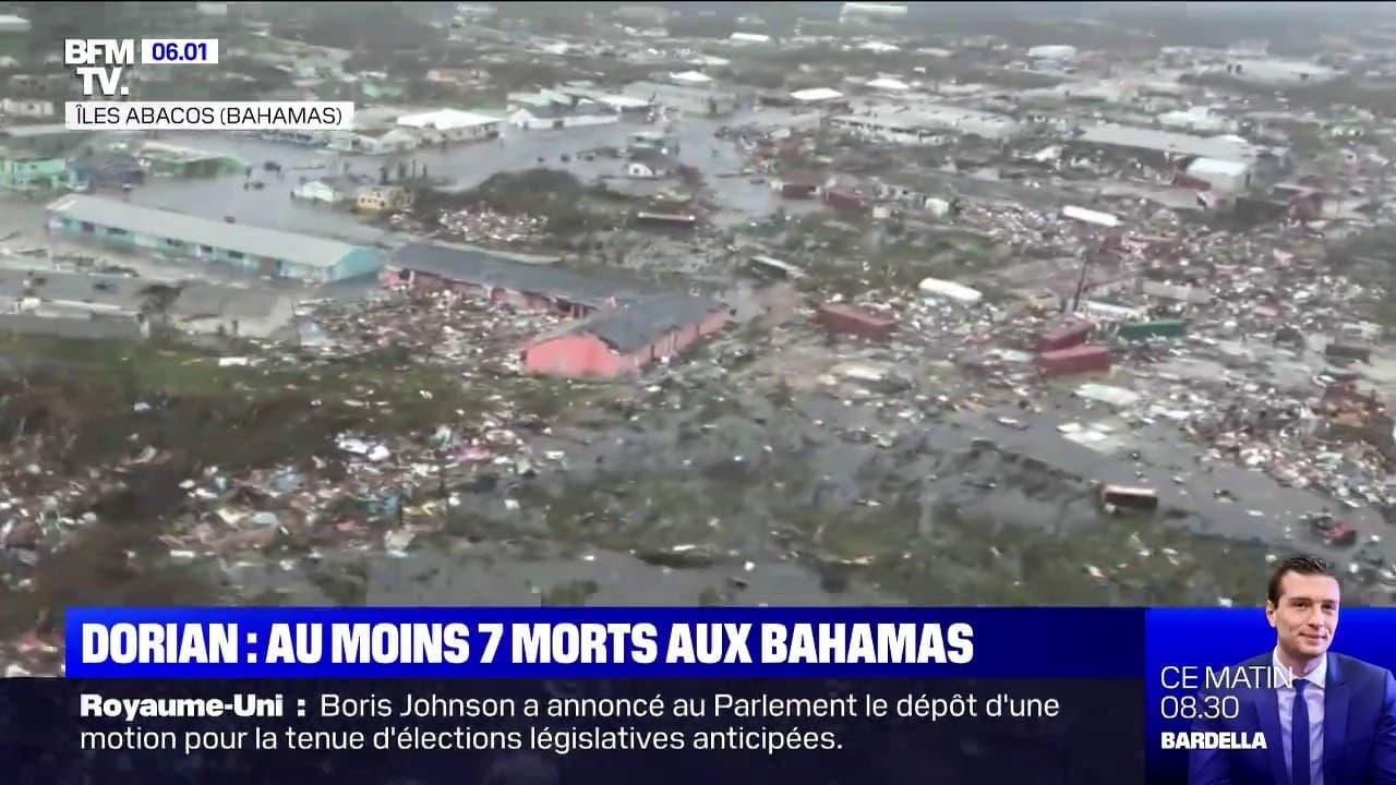 Les ravages de l'ouragan Dorian sur les Bahamas