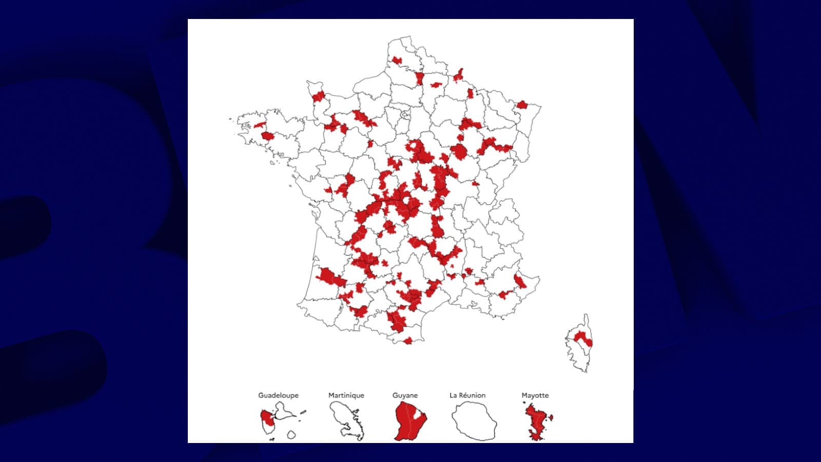 Déserts médicaux: la carte des 151 zones prioritaires qui vont recevoir ...