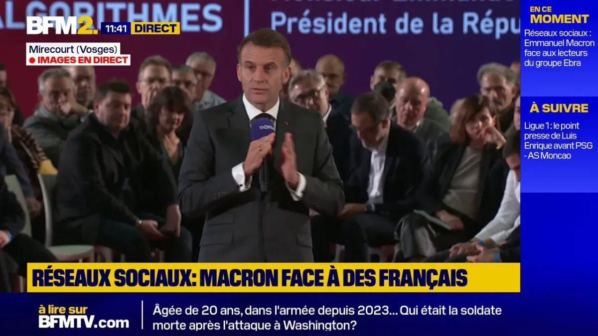 Faux comptes sur les réseaux sociaux: Emmanuel Macron estime que c'est ...