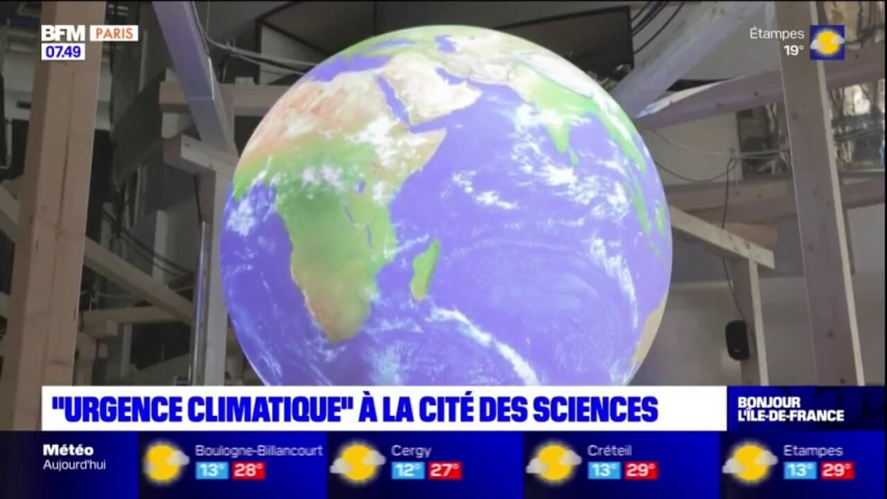 Paris: une nouvelle exposition "urgence climatique" à la Cité des sciences