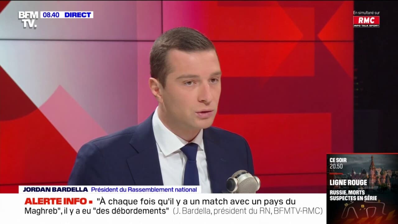 Bardella : "Être français, ce n'est pas une couleur de peau, c'est un ...