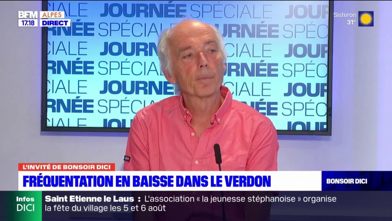 Verdon: fréquentation en baisse pour la première partie de l'été