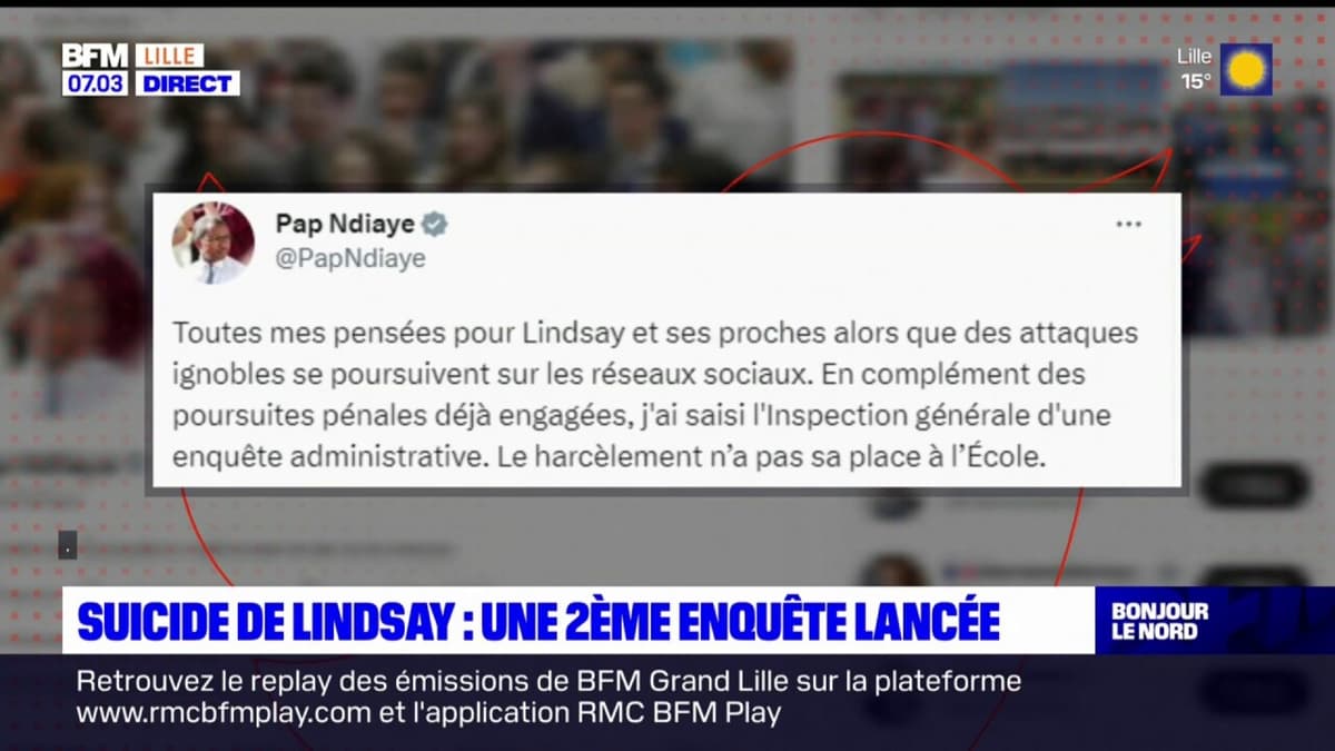 Suicide de Lindsay: une deuxième enquête lancée