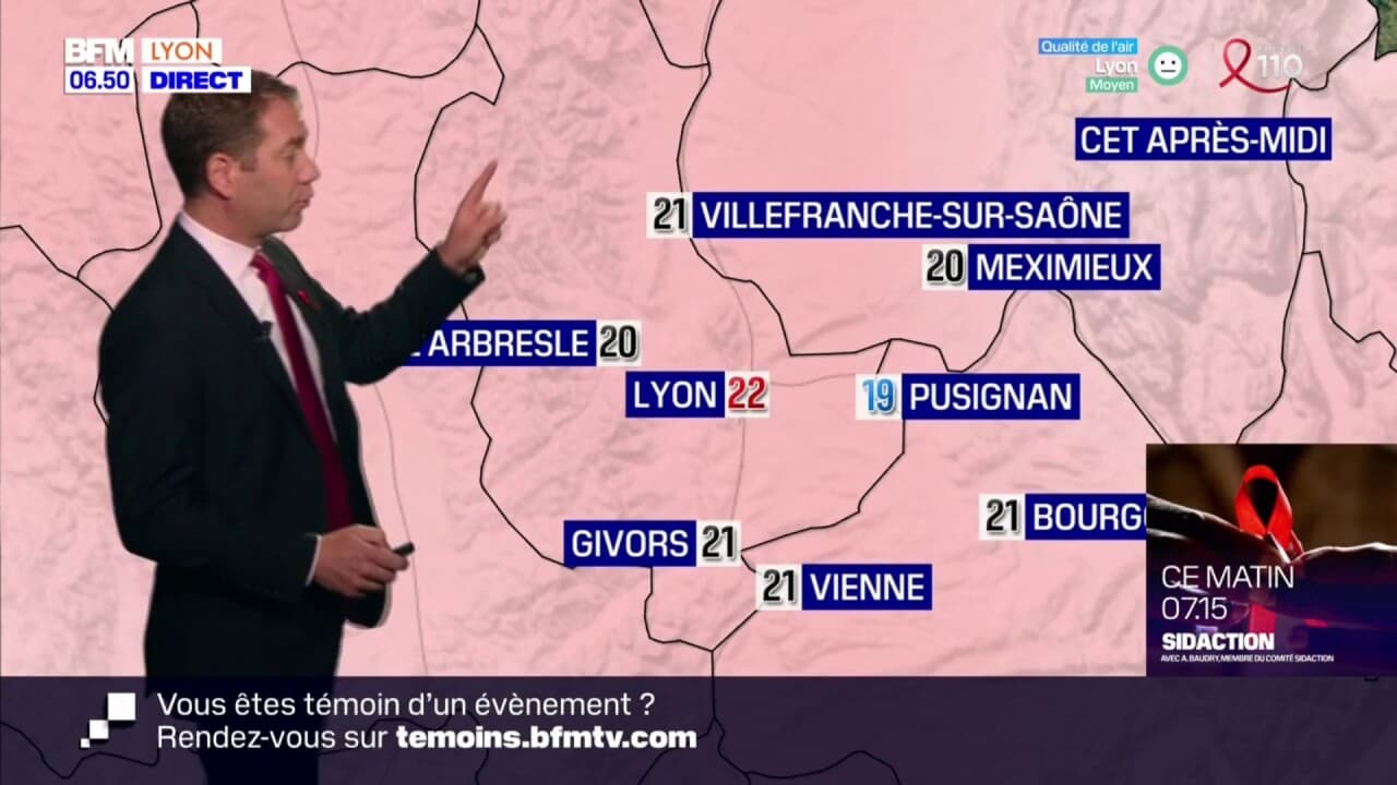 Météo Rhône: un vendredi chaud avec quelques éclaircies, il fera 22°C à ...