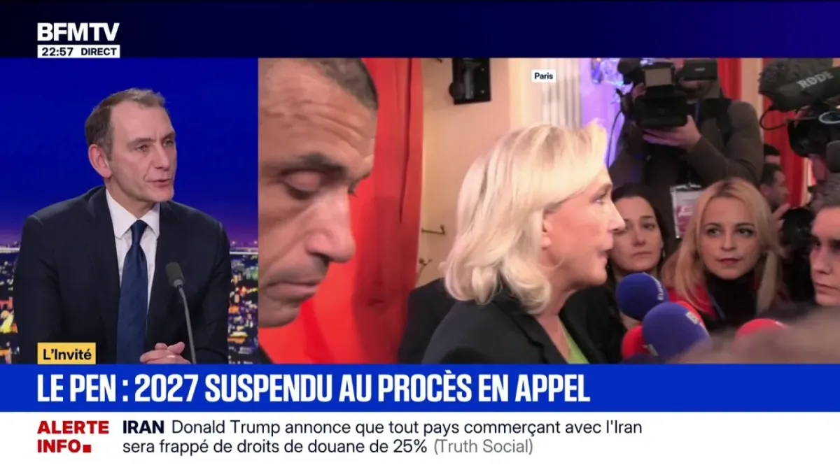 Procès des assistants parlementaires du RN: "Marine Le Pen y va pour ...
