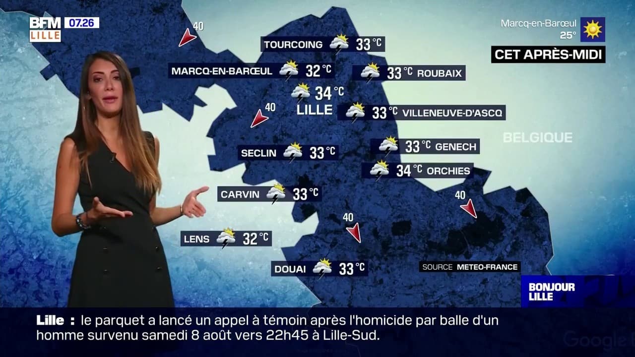 Météo: un temps lourd et des températures élevées ce mercredi, jusqu'à ...