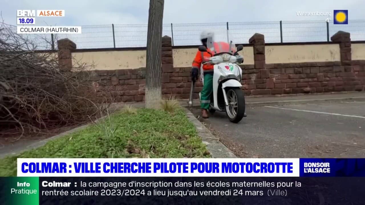 Colmar: la ville cherche un pilote pour sa "motocrotte"