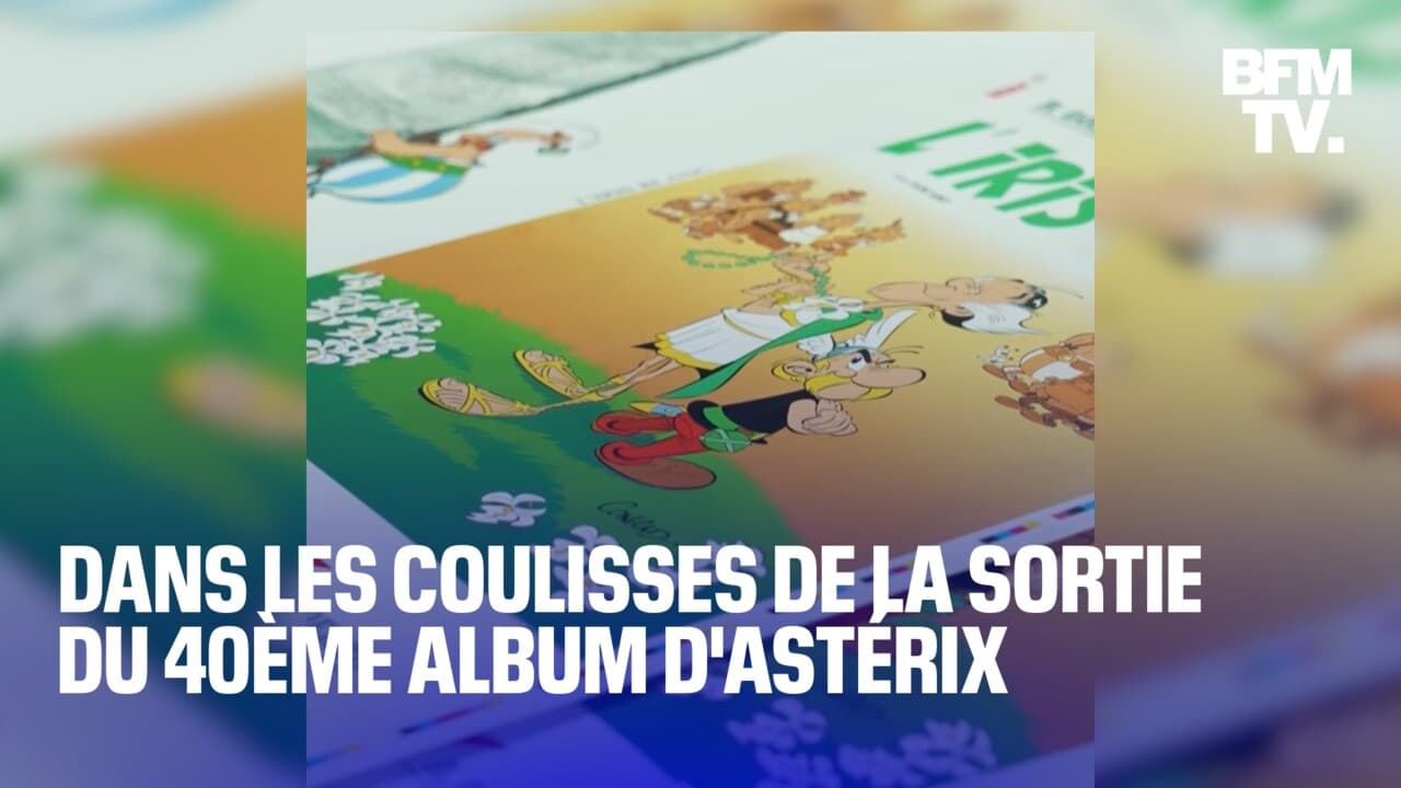 Derniers réglages avant l'impression du nouvel album d'Astérix