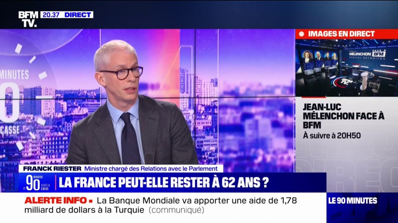 Franck Riester sur la retraite minimum: "Nous n'avons jamais dit que ...