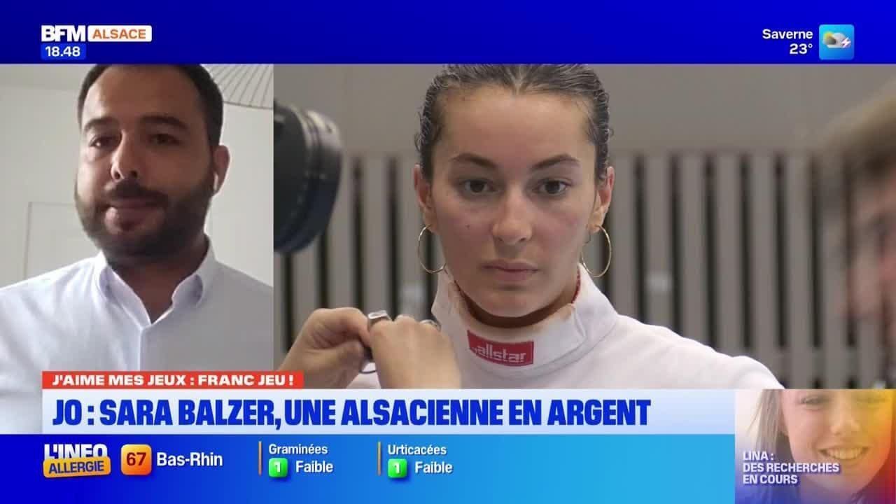 J'aime mes jeux du mercredi 31 juillet - JO : Sara Balzer, une Alsacienne en argent