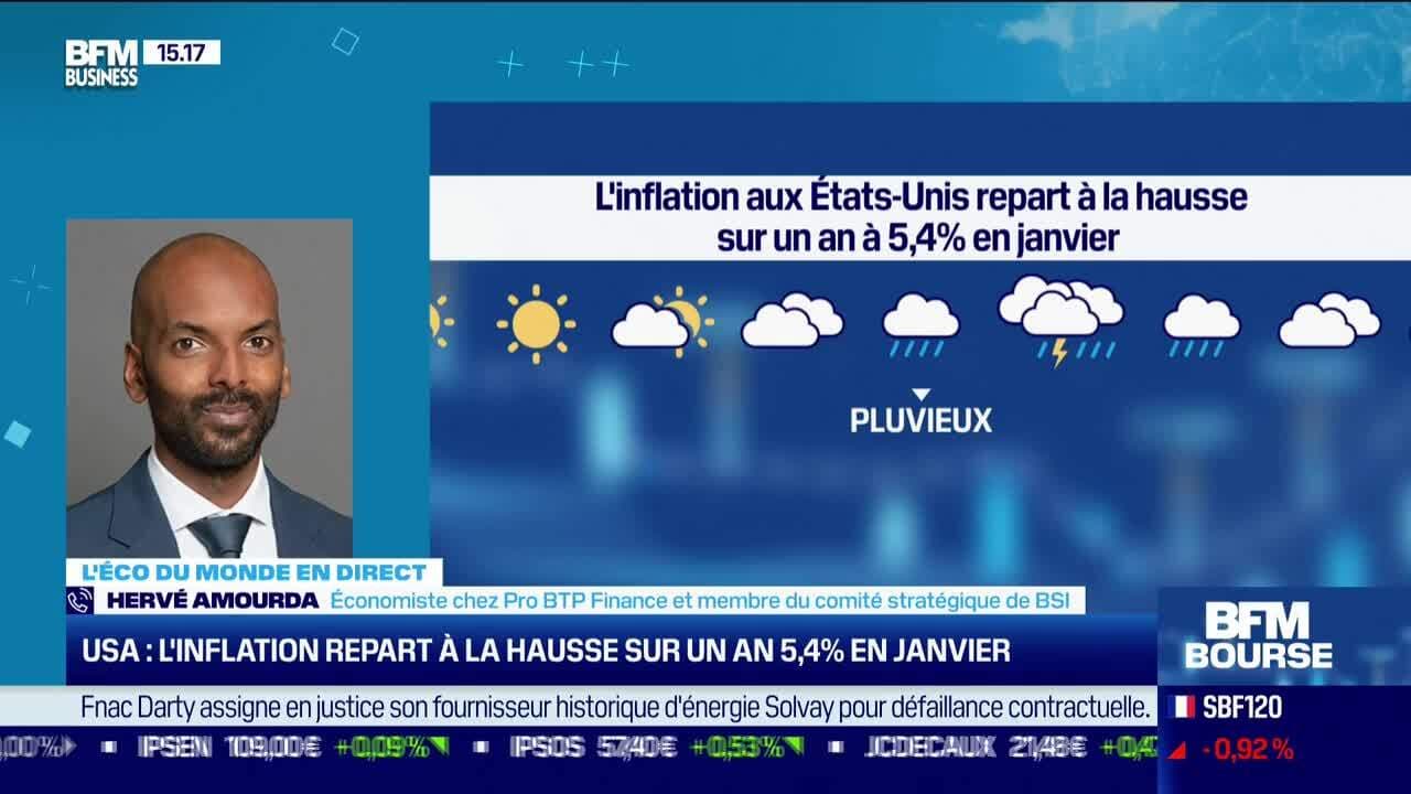 Hervé Amourda (Pro BTP Finance) : L'inflation repart à la hausse sur un ...
