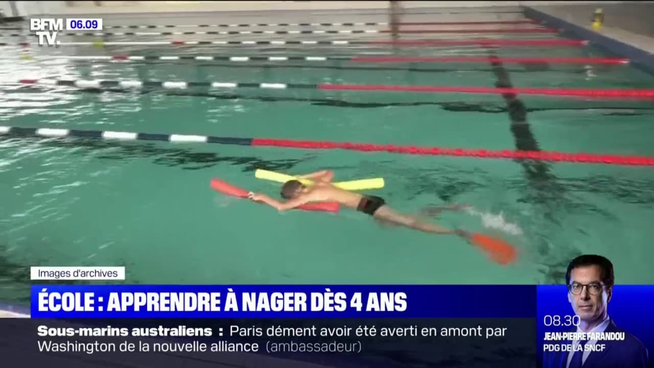 "Aisance Aquatique", le programme du gouvernement pour appendre à nager ...