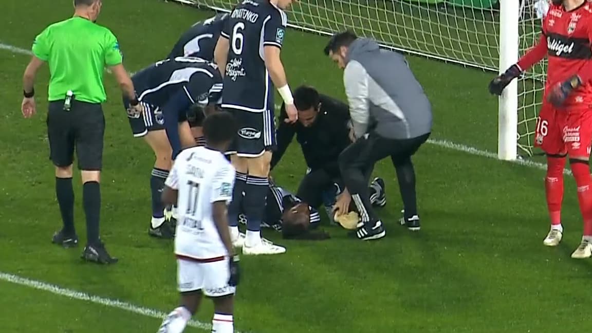 Bordeaux: les images inquiétantes d'Alberth Elis, qui chute lourdement ...