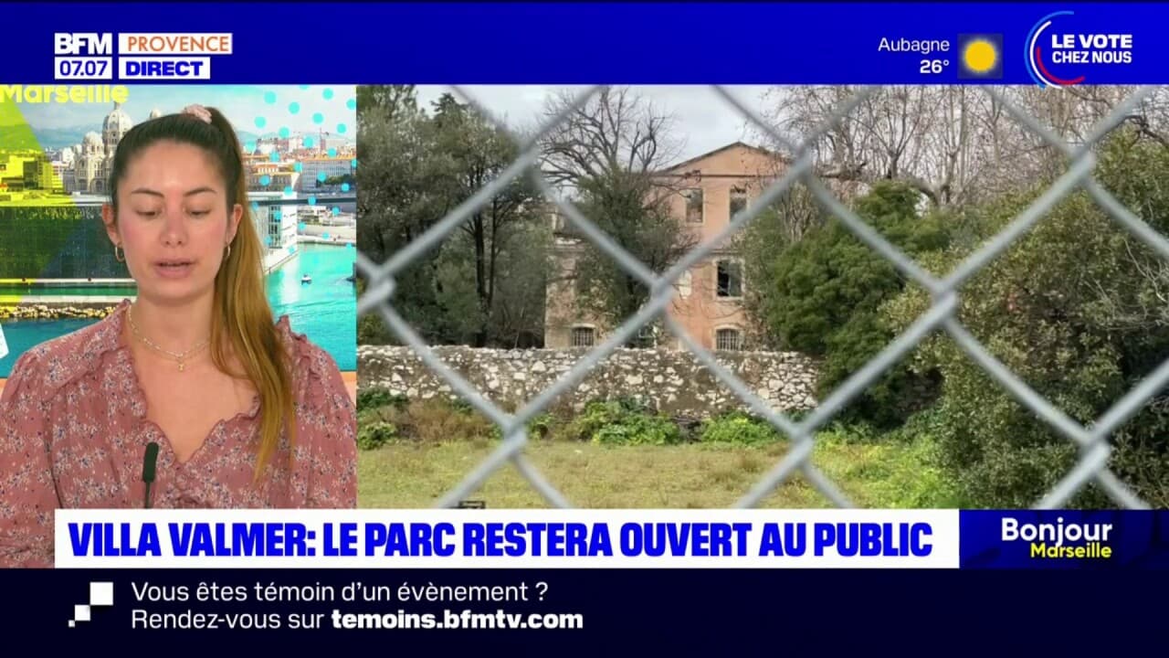 Marseille: le parc de la villa Valmer restera ouvert au public, un ...