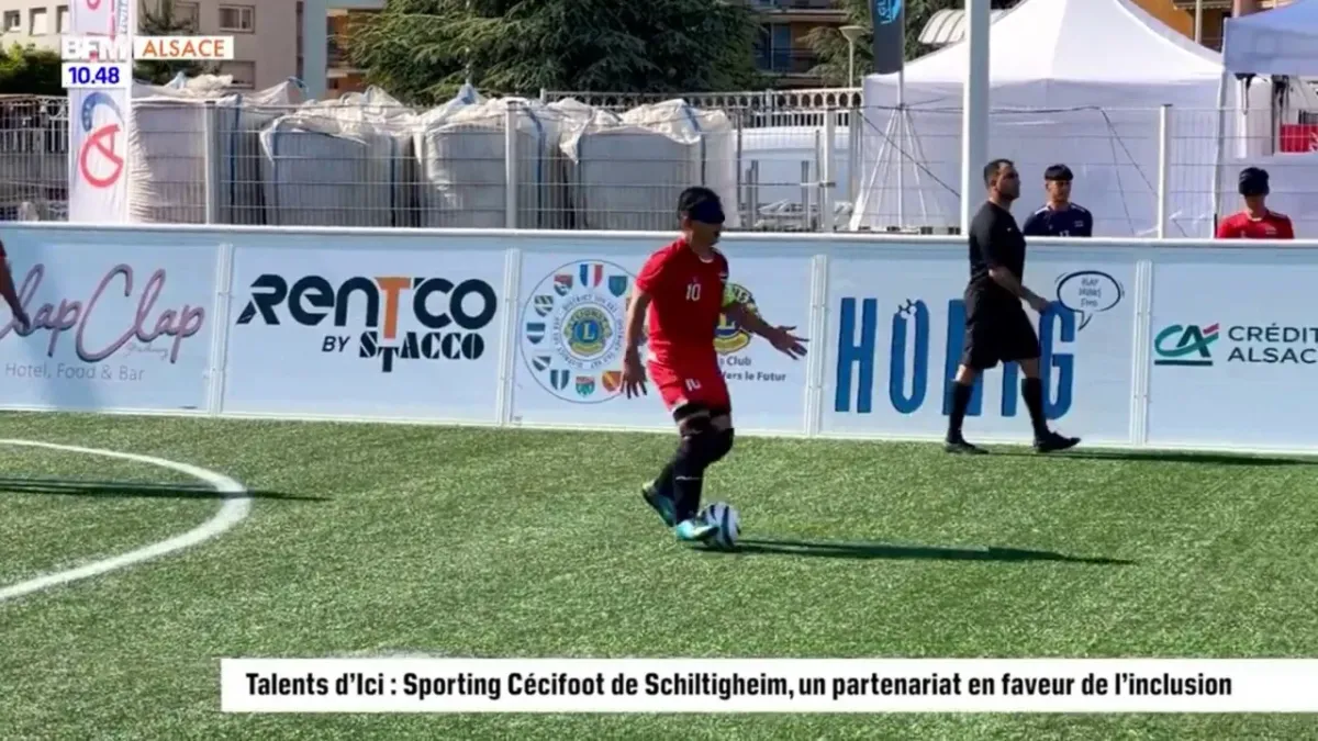 Talents d'ici : Sporting Cécifoot de Schiltigheim, un partenariat en ...