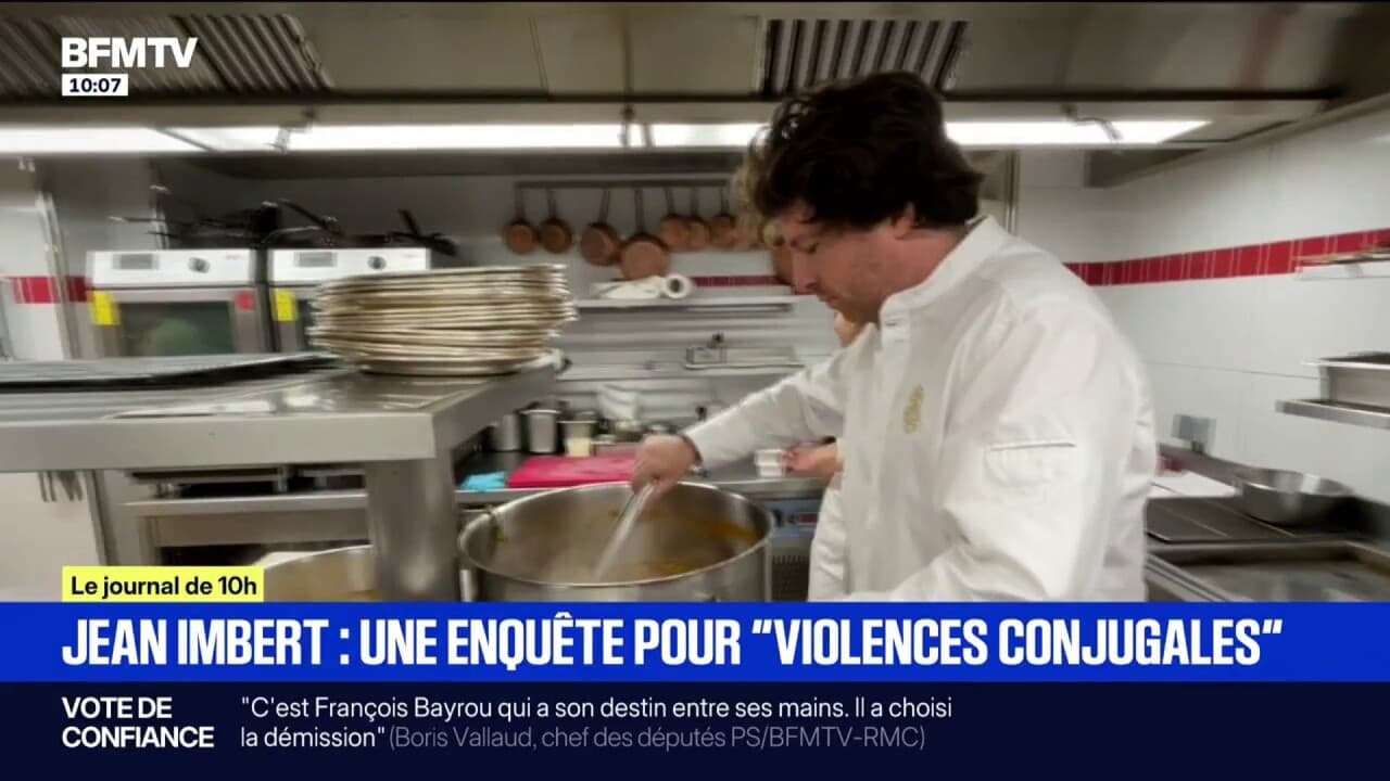 Le cuisinier Jean Imbert visé par une plainte d'une ex-compagne pour ...
