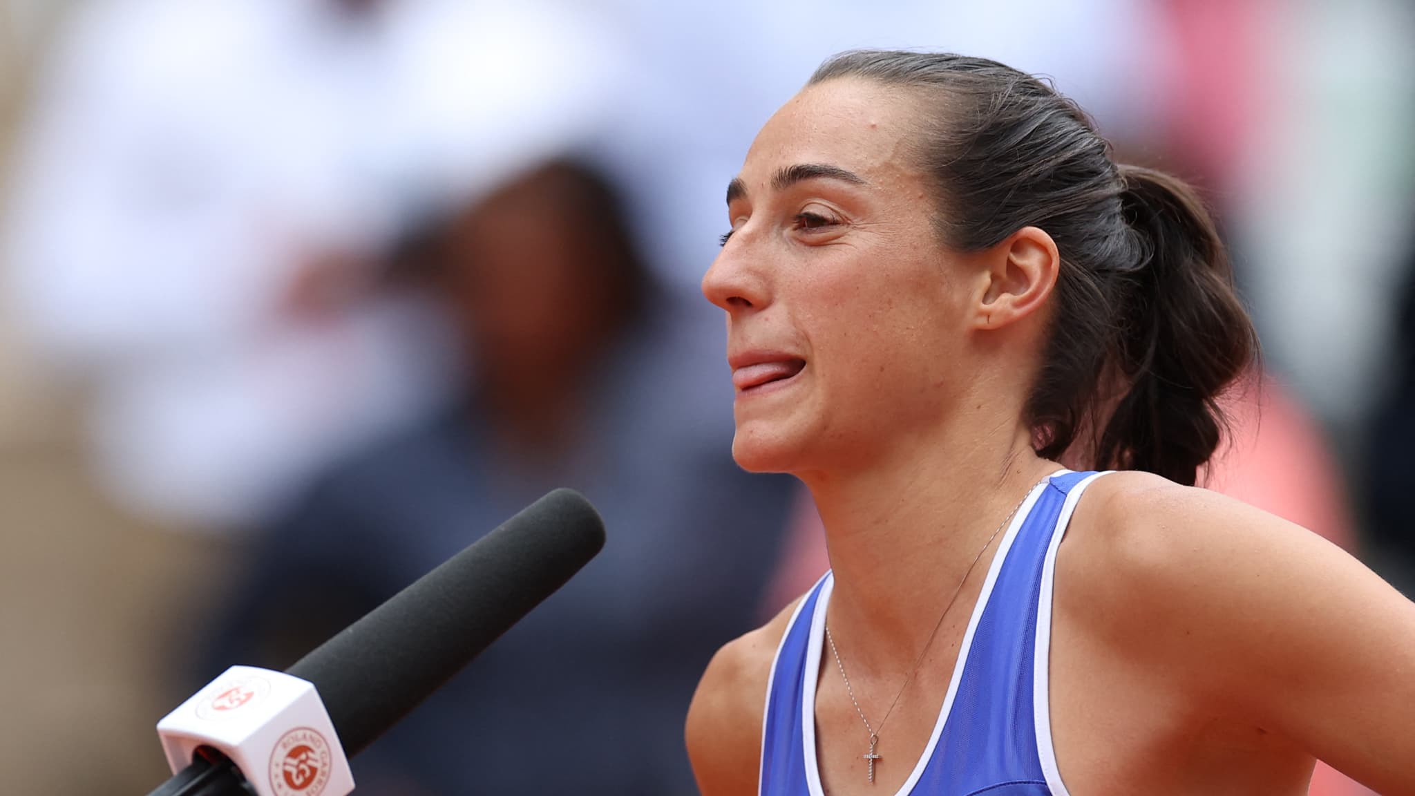 Roland-Garros 2025: l'énorme émotion de Caroline Garcia après son ...