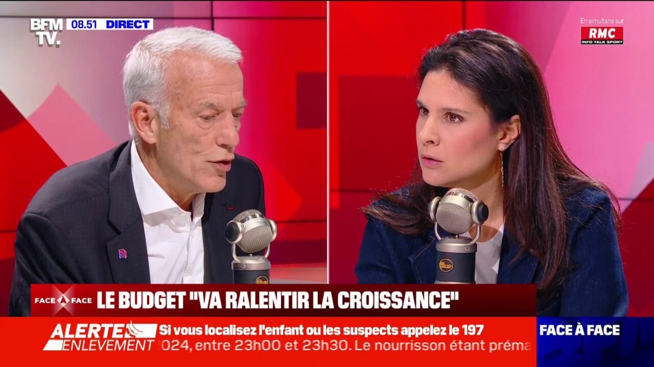 Pour Patrick Martin, "le budget va ralentir la croissance"