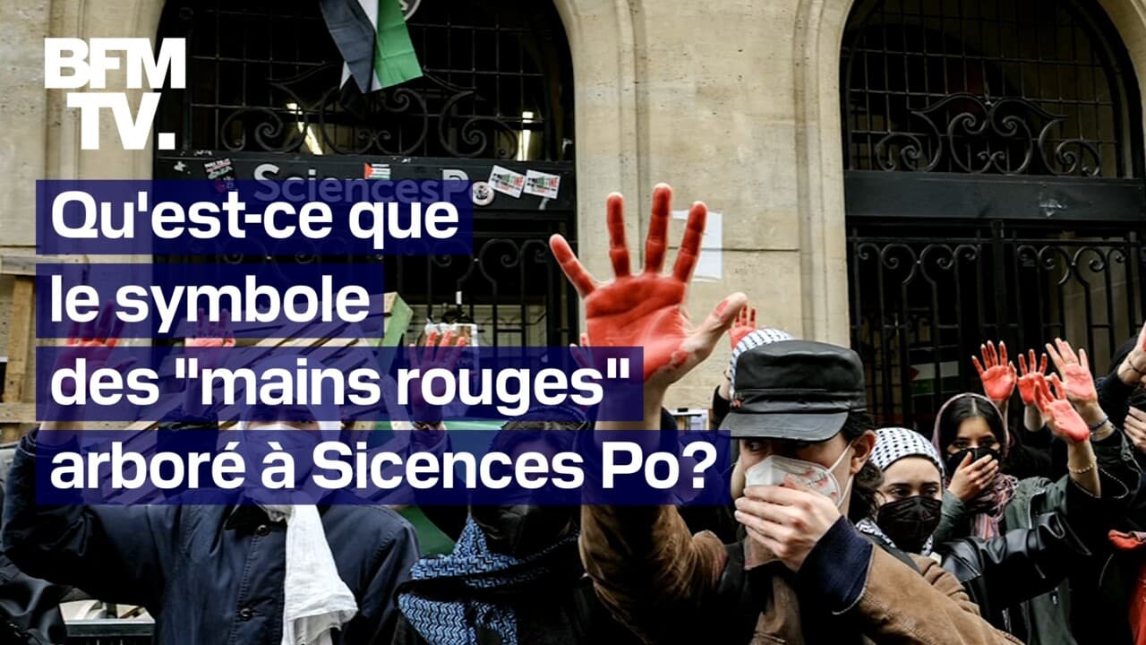 Proche-Orient: que signifie le symbole des "mains rouges" arboré par ...