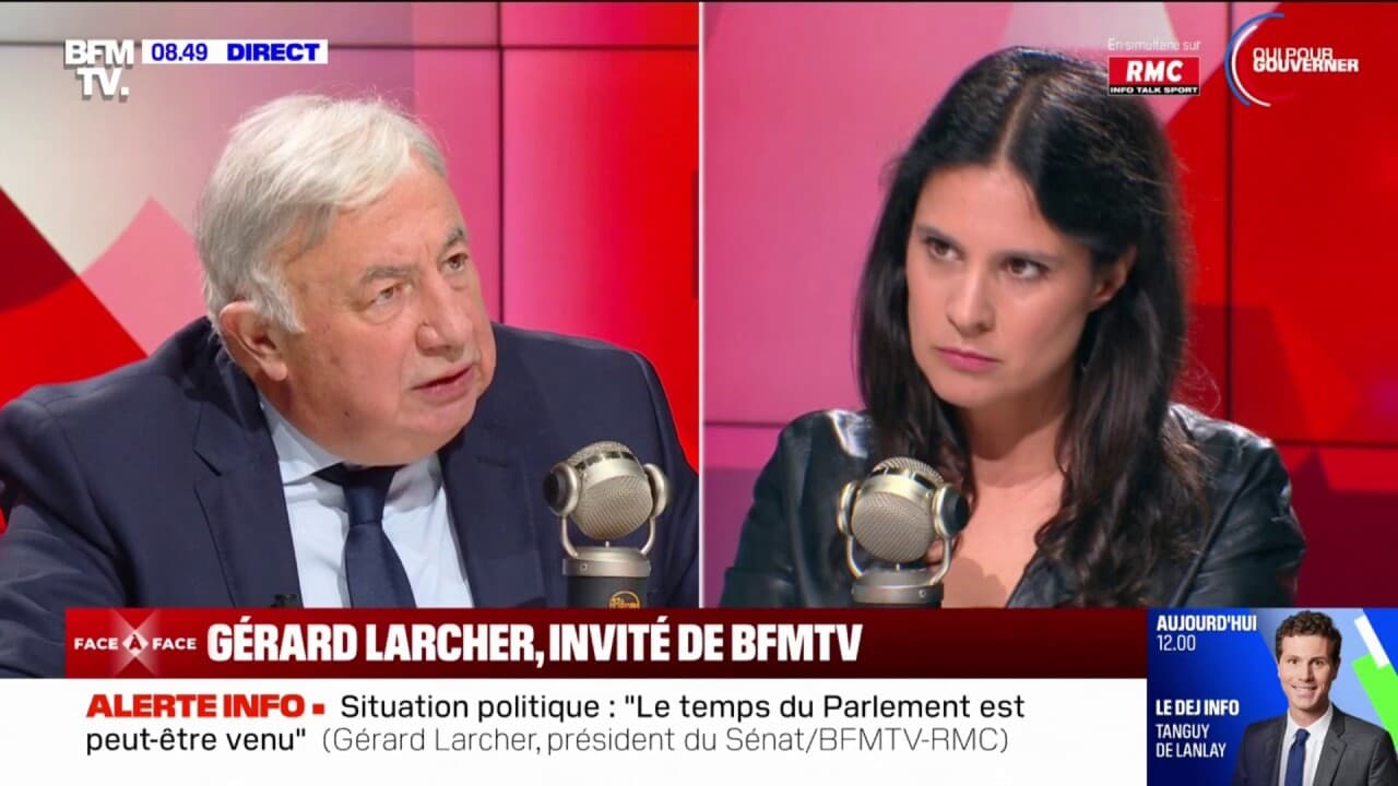 Dissolution de l'Assemblée: Gérard Larcher estime qu'Emmanuel Macron a ...
