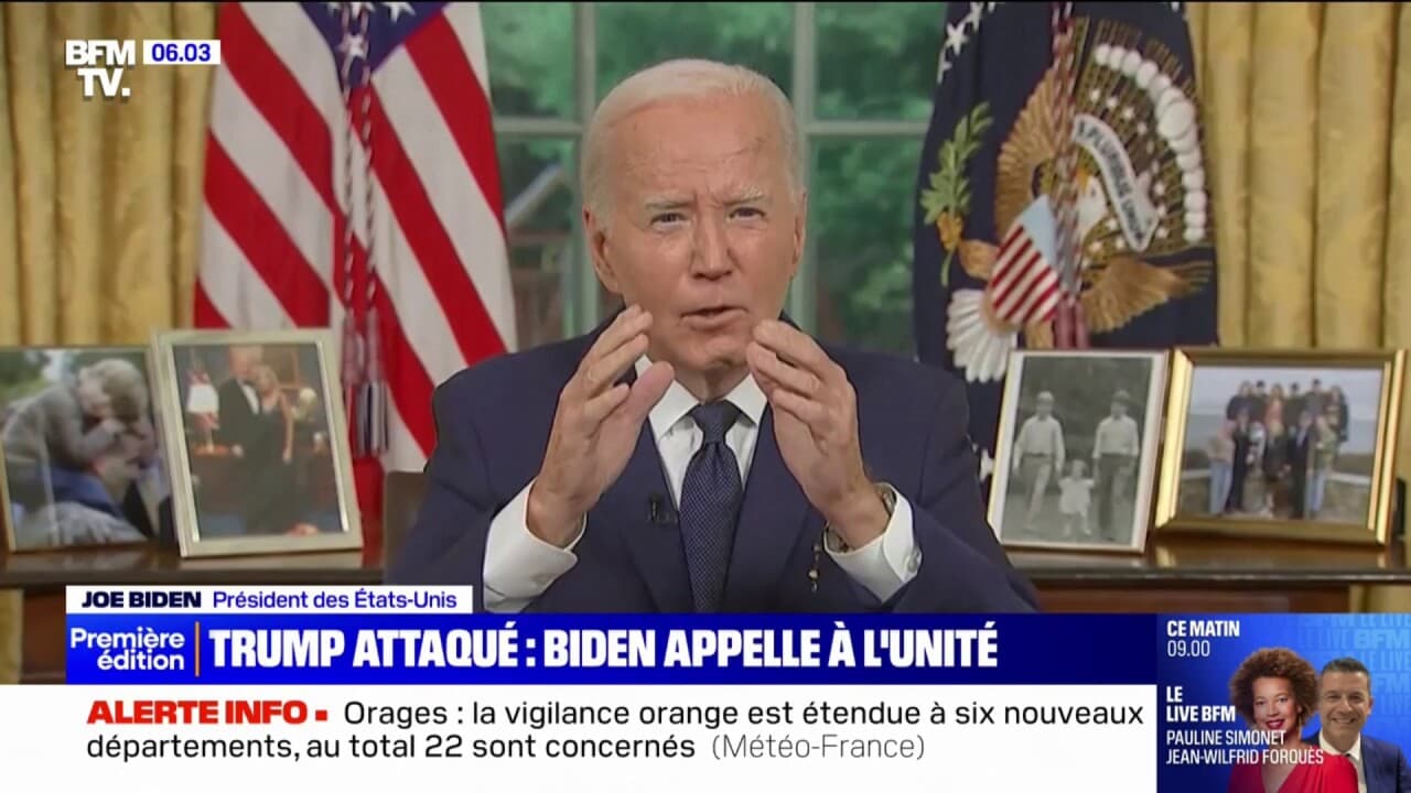 "Baisser la température": l'appel de Biden après la tentative d ...