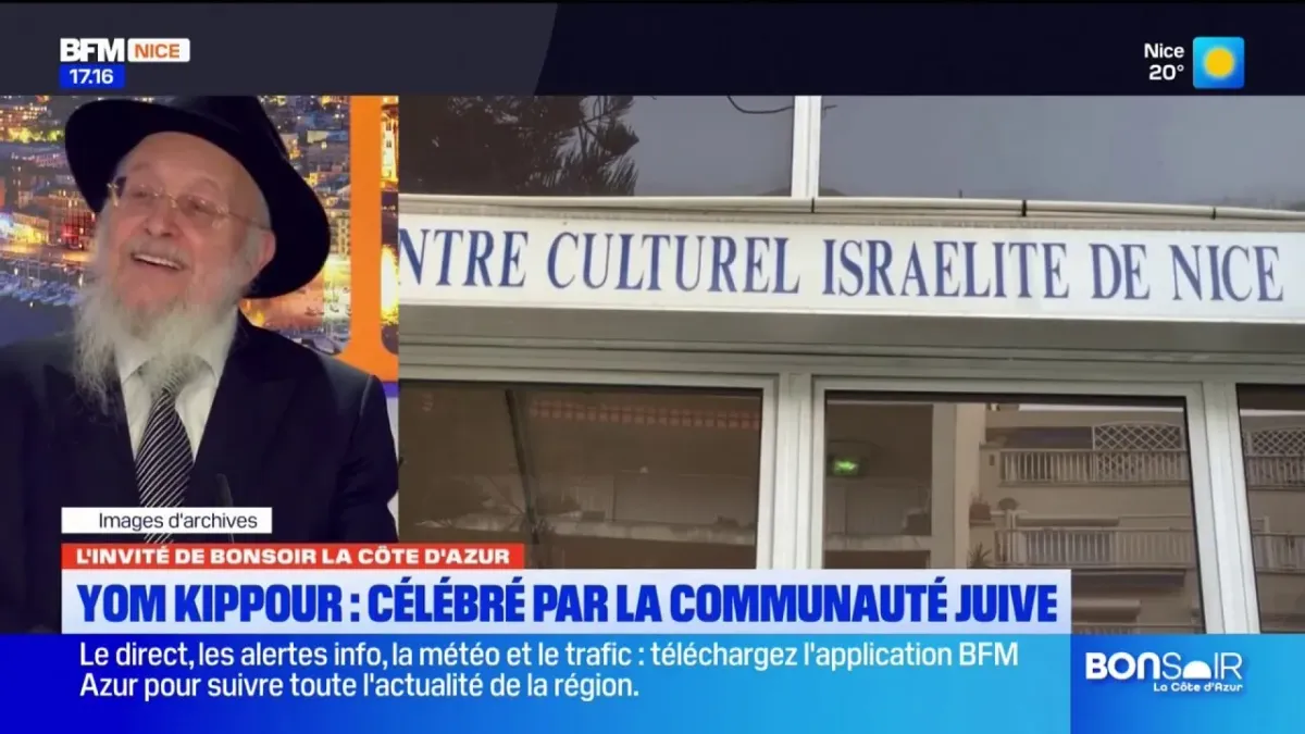 Yom Kippour célébré par la communauté juive niçoise
