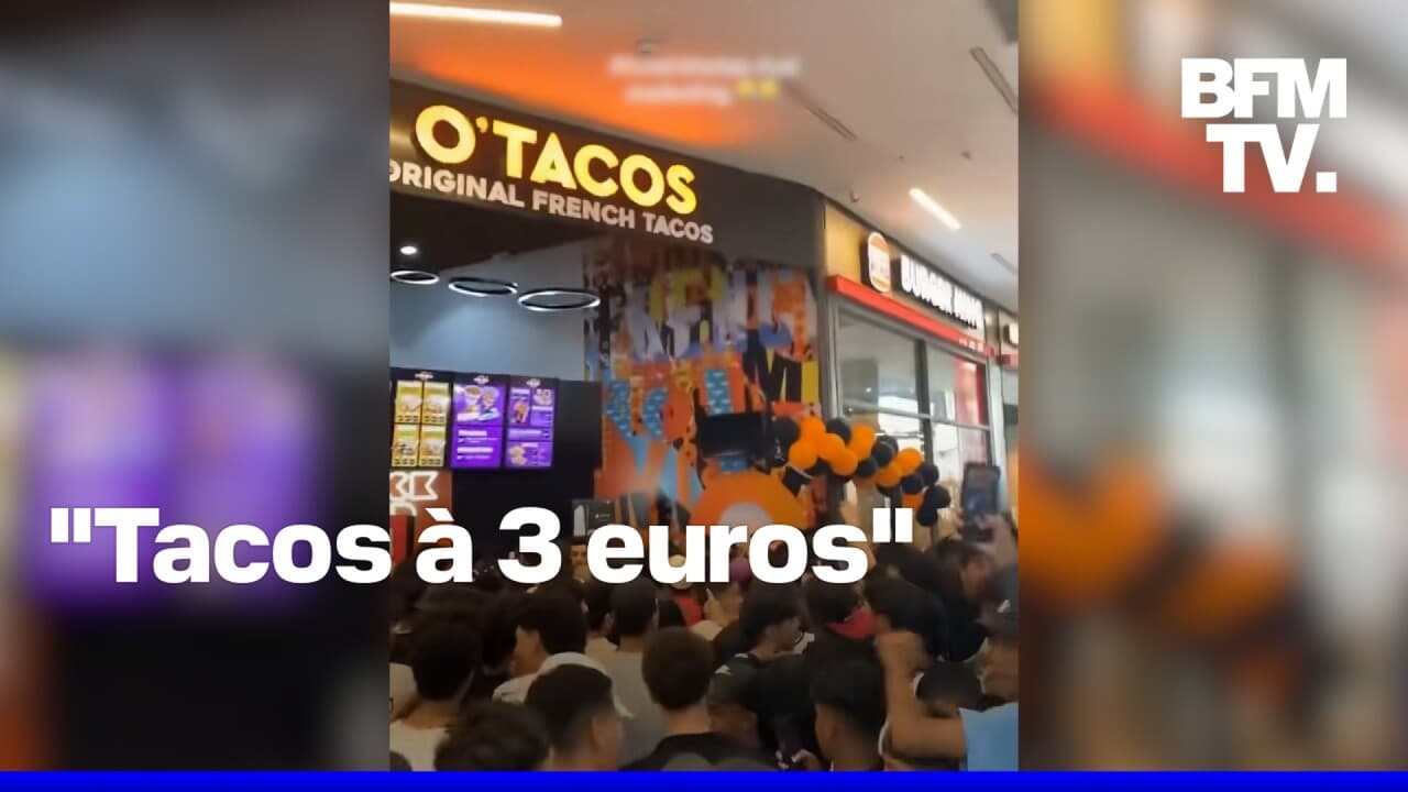 O’Tacos organise un évènement “Tacos à 3 euros” dans plusieurs villes de France et provoque des ...