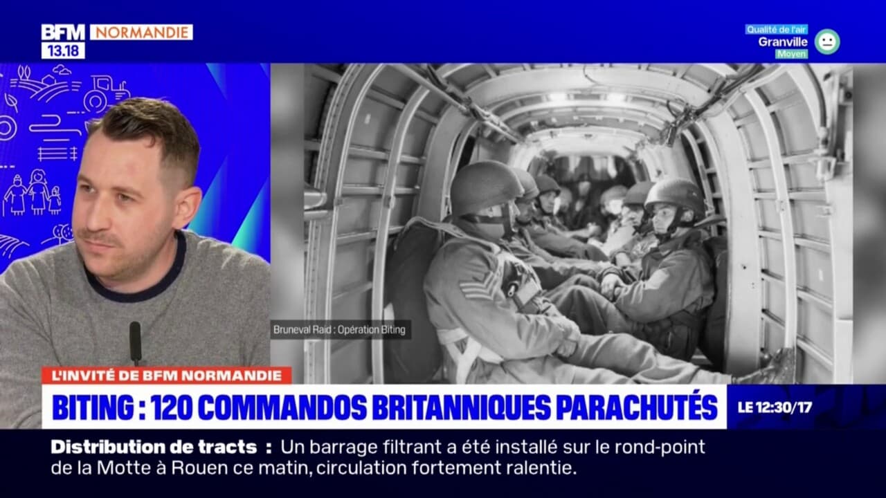Seine-Maritime: 120 commandos britanniques parachutés dans la nuit du 27 au 28 février 1942 lors ...