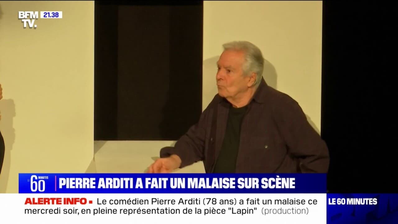 Le comédien Pierre Arditi a fait un malaise sur scène en pleine ...