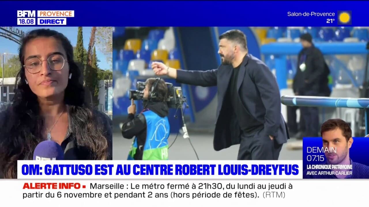 OM: le nouvel entraîneur Gennaro Gattuso est arrivé à Marseille OM: le nouvel entraîneur Gennaro Gattuso est arrivé à Marseille