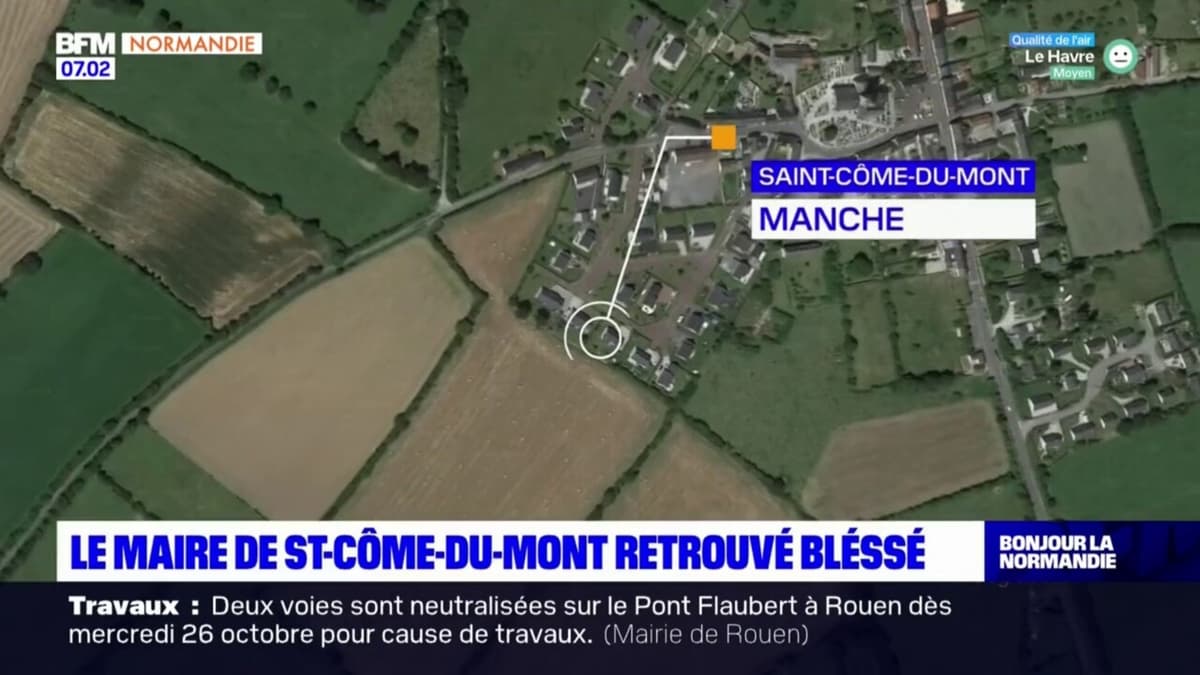 Manche: le maire de Saint-Côme-du-Mont blessé