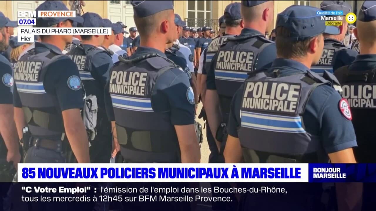 Marseille: 85 nouveaux policiers municipaux, Payan évoque des effectifs ...