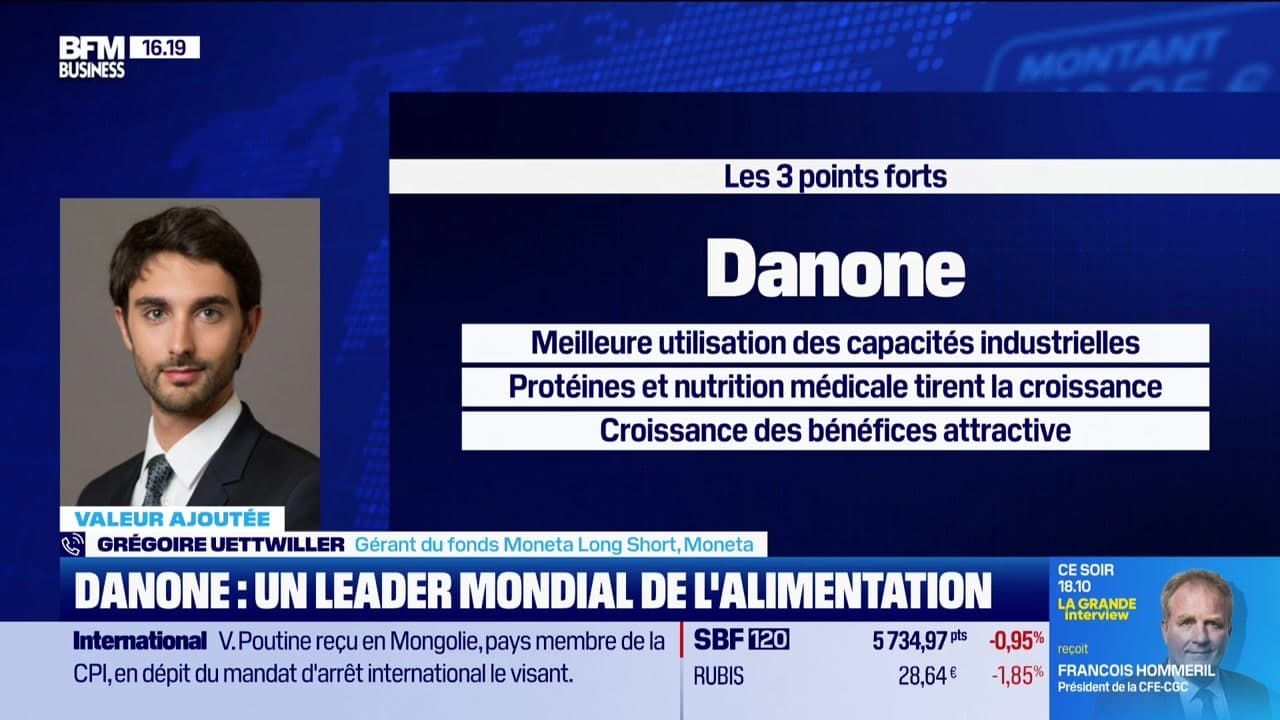 Valeur ajoutée : Ils apprécient Danone - 03/09