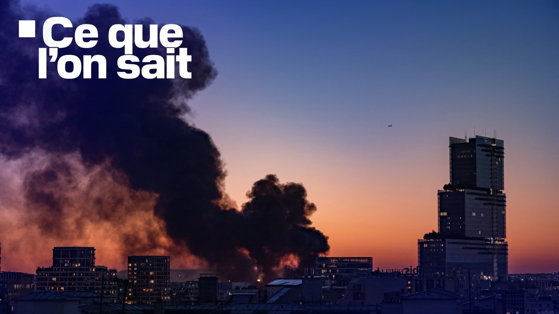 Risque de toxicité, dégâts, bilan: ce que l'on sait de l'incendie d'un centre de tri à Paris